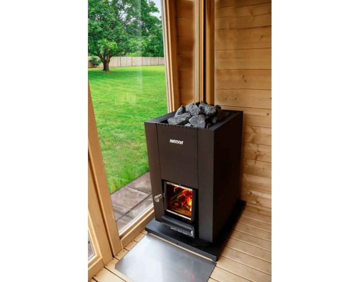 Sauna extérieur Harvia Solide compact Vision | Santé Forme