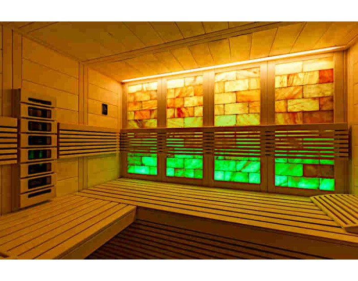 Sauna combiné C2116tout équipé de série | Santé Forme